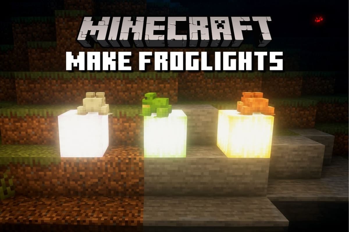 Minecraft Froglight: How to Craft Your Own Glowing Block