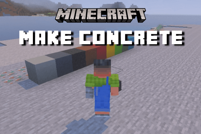 How to Make Concrete in Minecraft: Recipe and Easy Steps - Minerank Blog