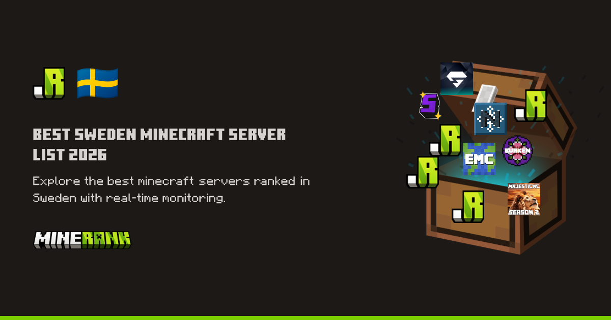 Sweden's Best Minecraft Server List 2026 - Minerank