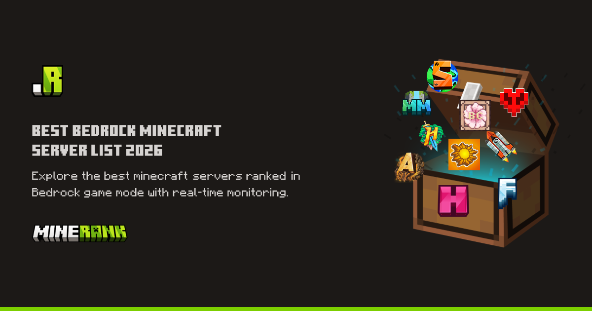 Best Bedrock Minecraft Server List 2026 - Minerank