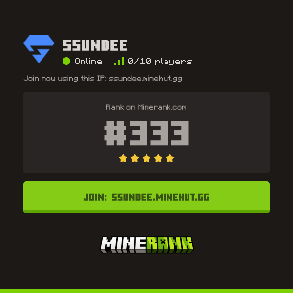 SSundee Minecraft Server IP, Reviews and Vote Link - Minerank