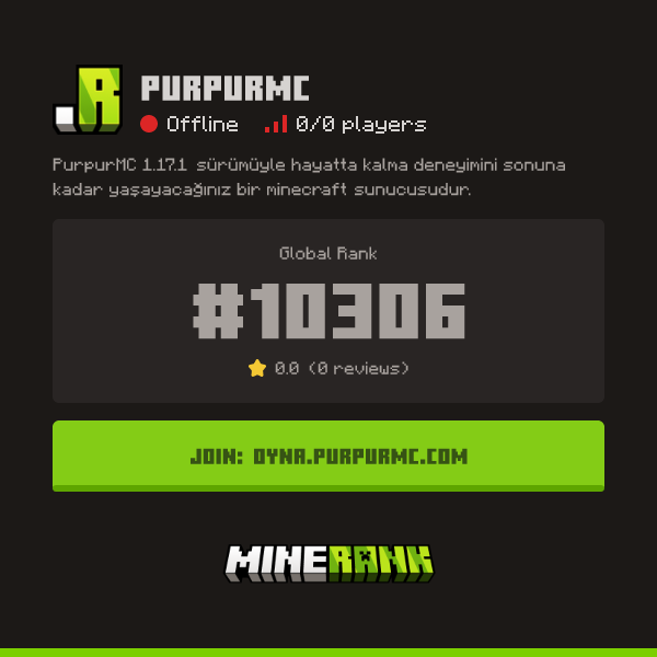 PurpurMC Server IP, Reviews and Vote Link - Minerank